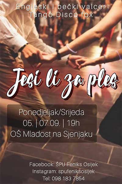 Jeste li za ples? - OsijekNews.hr - vijesti i događanja u Osijeku